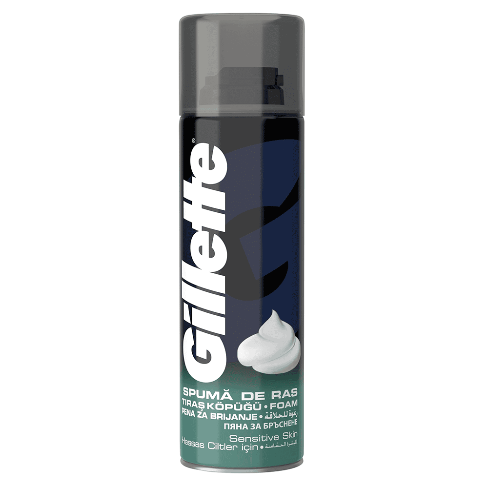 GILLETTE SPUMA RAS 200ML SENSITIVE – Geolaila