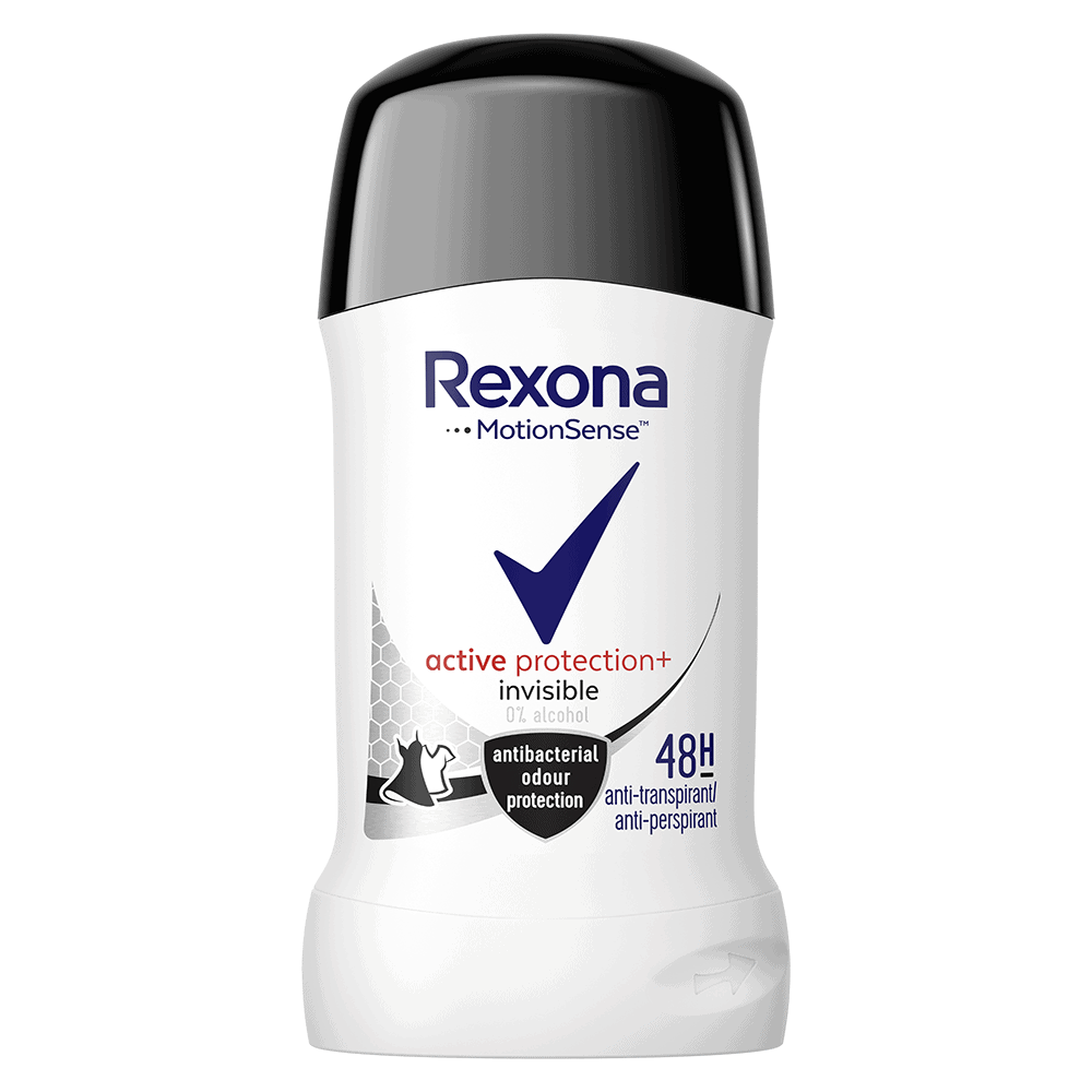 REXONA STICK DAMA 40ML ACTIVE INVISIBLE 48H – Geolaila