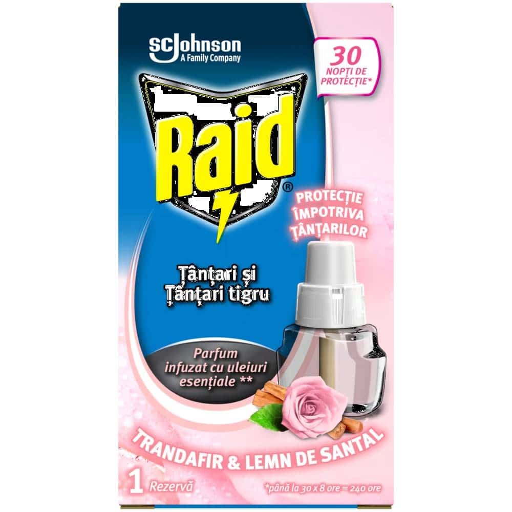 RAID REZERVA ANTITANTARI 21ML TRANDAFIR - Geolaila