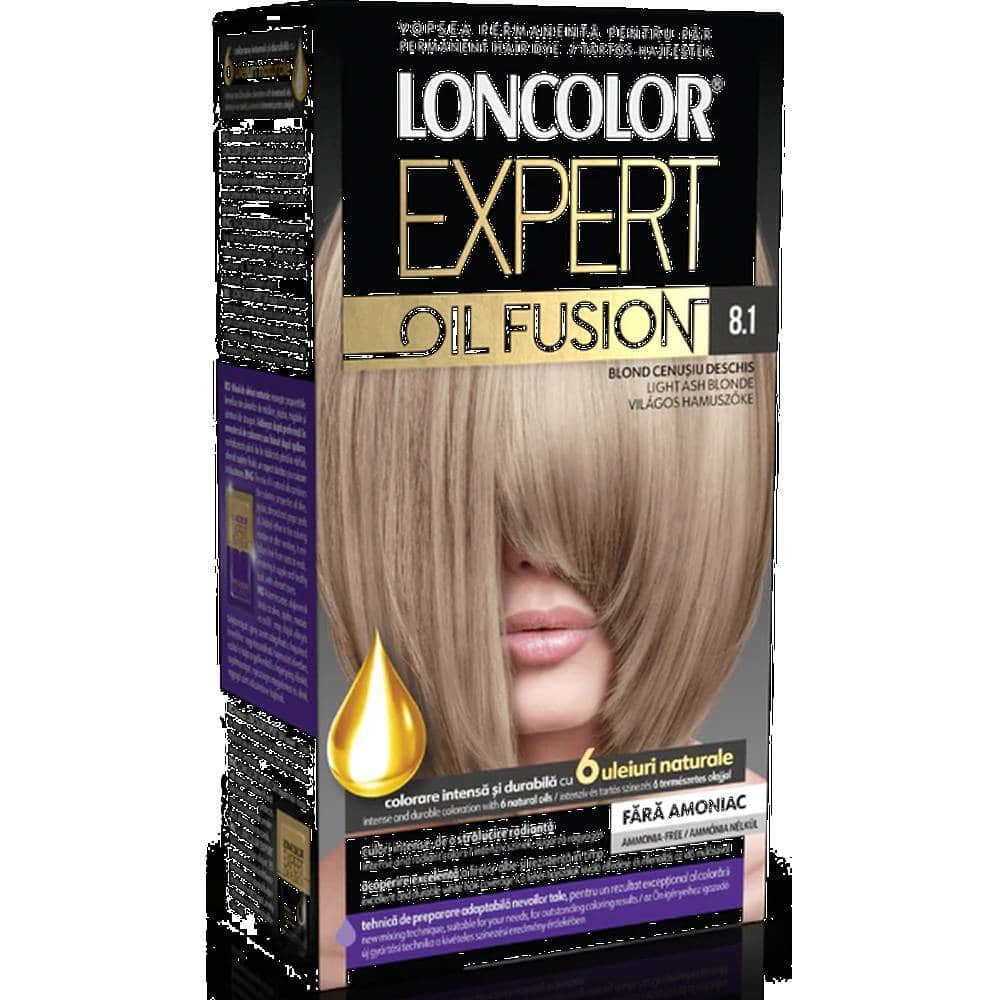 LONCOLOR EXPERT OIL FUSION VOPSEA PAR 8.1 BLOND CENUSIU DESCHIS - Geolaila
