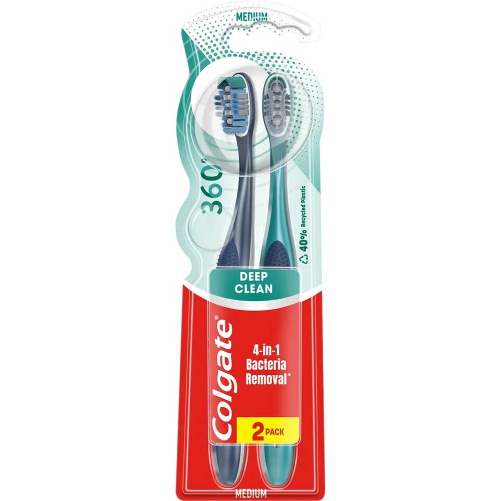 COLGATE PERIUTE 360 DEEP CLEAN SOFT 2BUC/SET - Geolaila