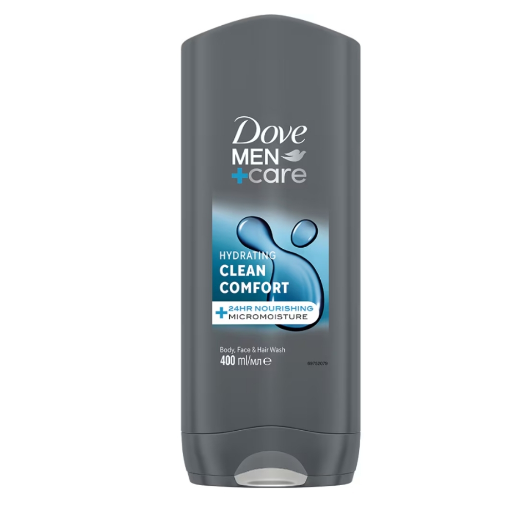 DOVE GEL DUS MEN 400ML CLEAN COMFORT – Geolaila